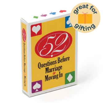 52 Questions Before Marriage Card Deck - Couples | The Gottman Institute