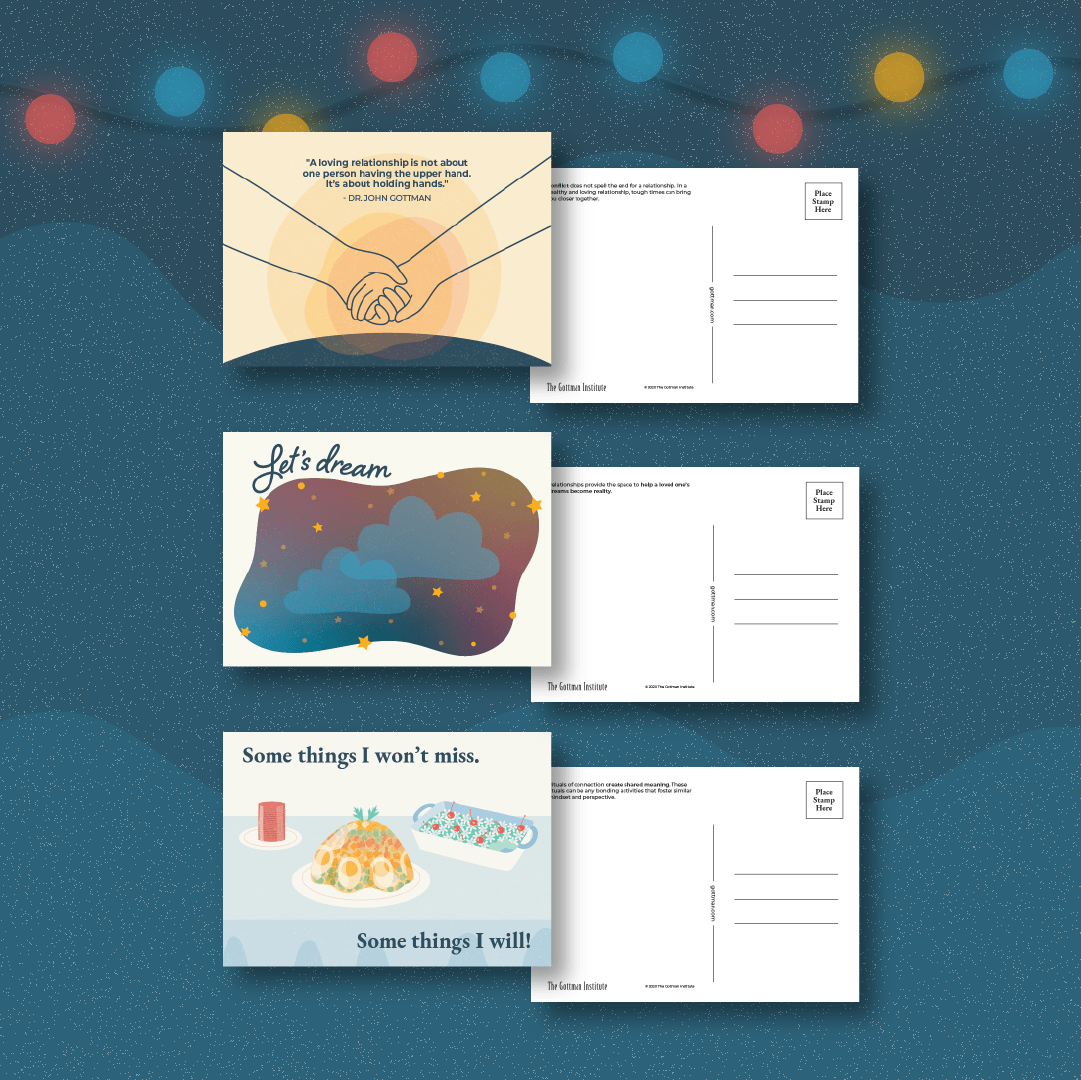 Sound Relationship Postcards - The Gottman Institute